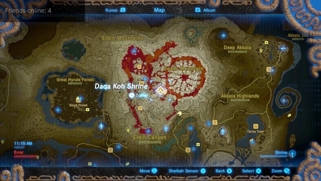 Daqa Koh - Guia do Santuário de Zelda: Breath of the Wild - Critical Hits